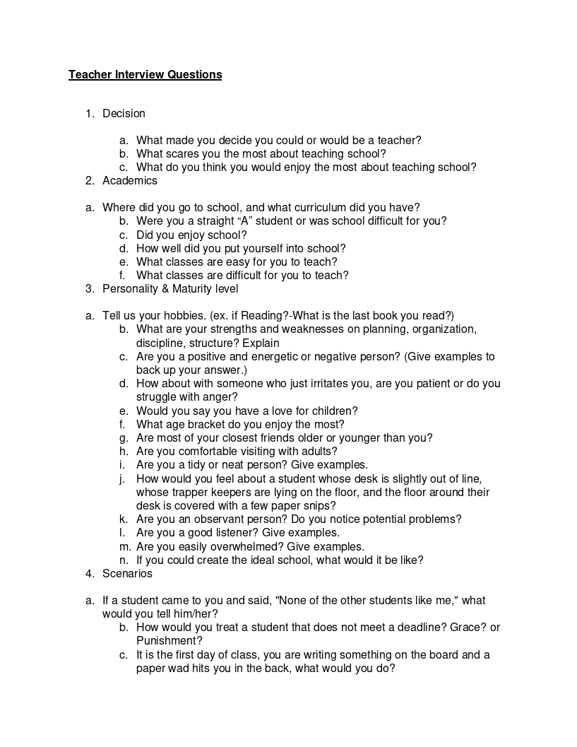 Teacher Interview Questions The Dock For Learning teacher-interview-questions-the-dock-for-learning