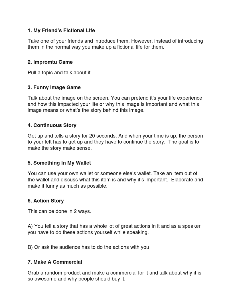 15 Fun Public Speaking Activities - The Dock for Learning