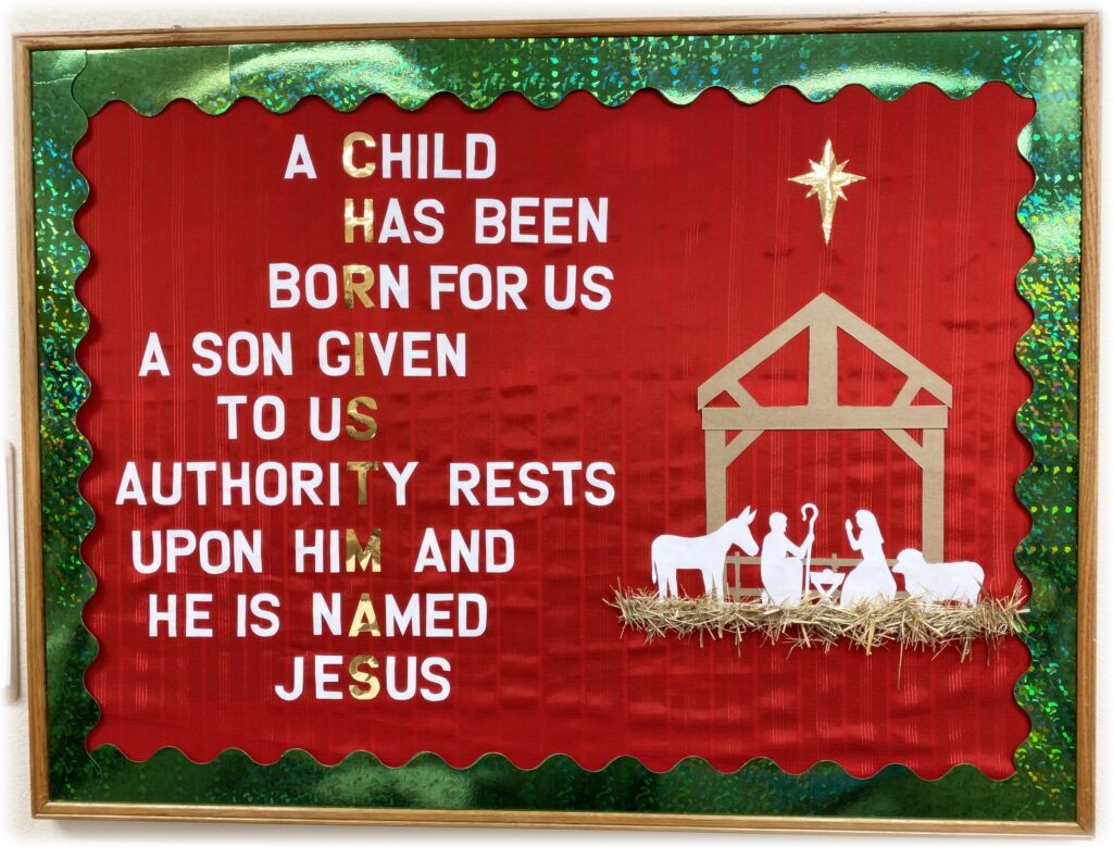 Christmas Bulletin Board Idea - The Dock for Learning