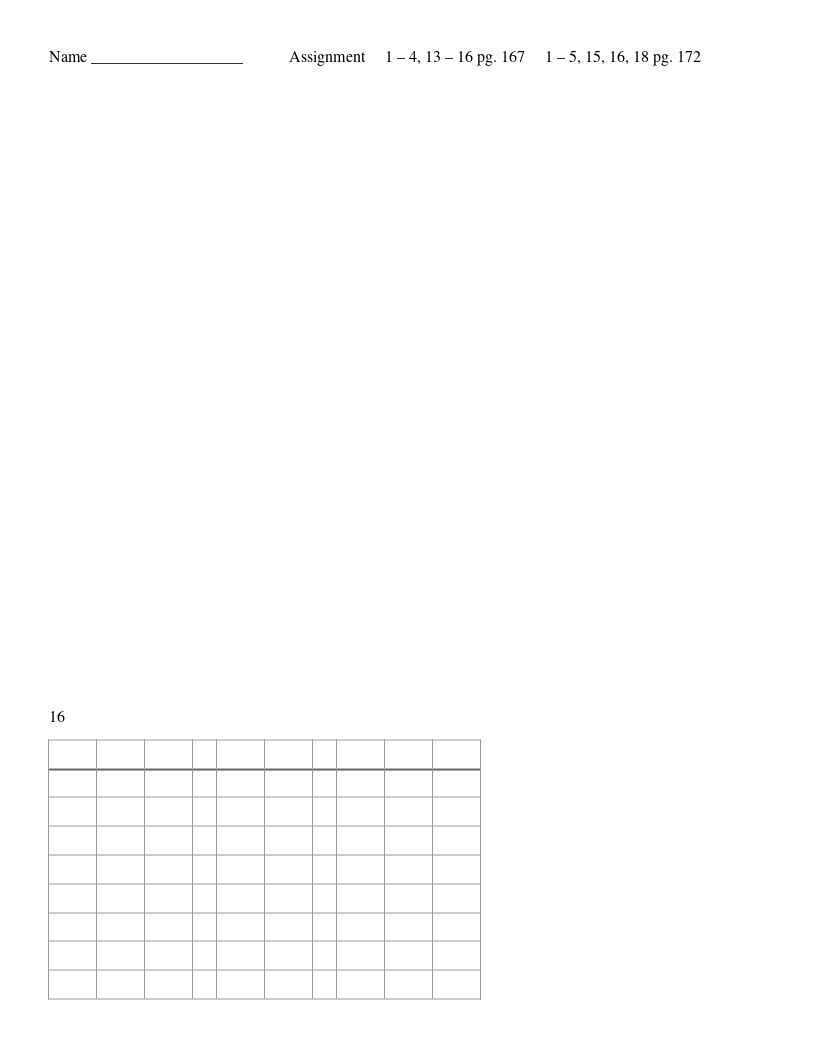 Geometry Truth table Homework - The Dock for Learning
