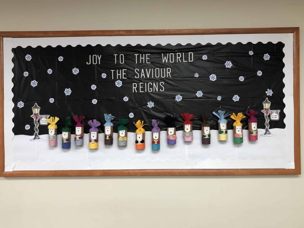 Christmas Bulletin Board Idea - The Dock for Learning