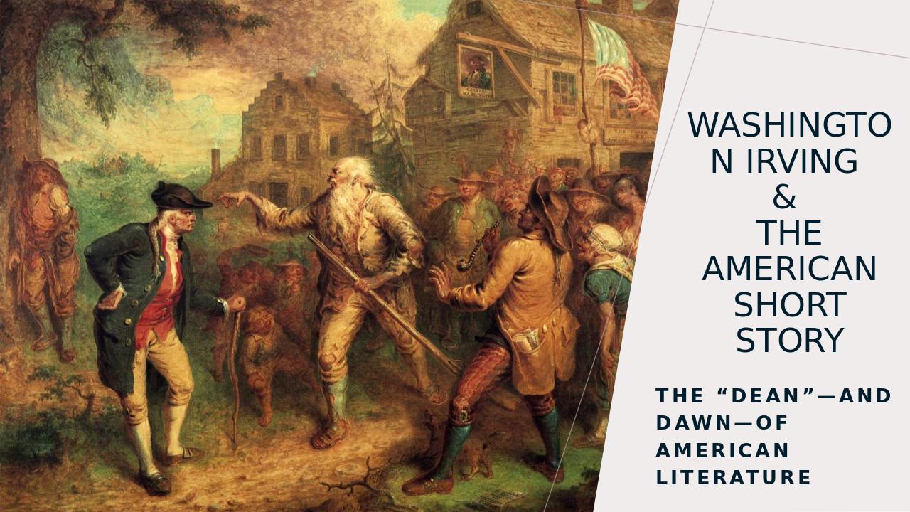 Washington Irving and the American Short Story - The Dock for Learning